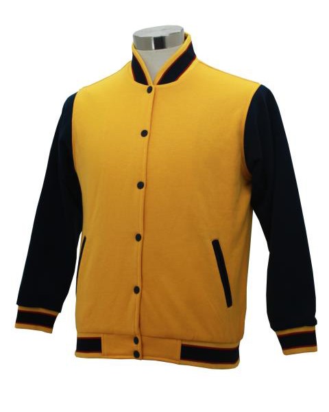 Varsity Jacket Full stud buttons Coloured sleeves – deconcept